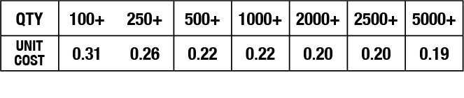 Generic Race Numbers for Running Events